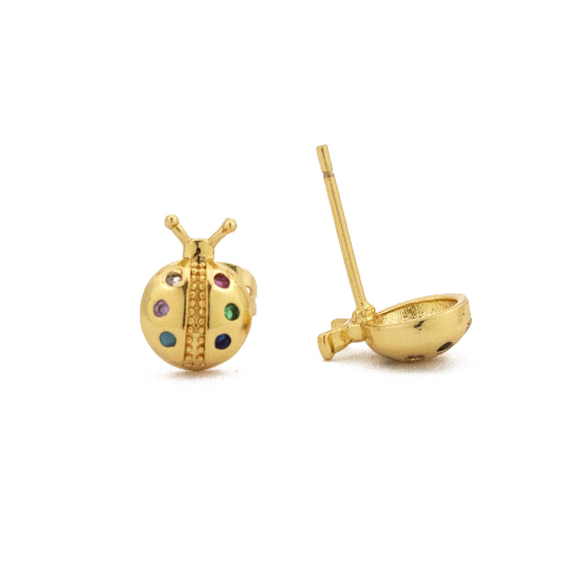 Colorful Ladybug Studs – TINK TINK STORE
